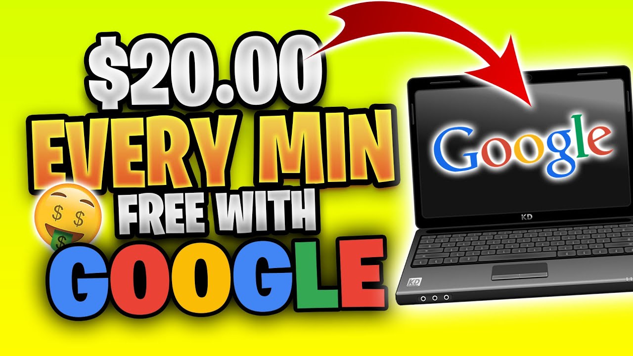 Get Paid $20 Every Min For FREE w/Google! (Make Money Online) - YouTube