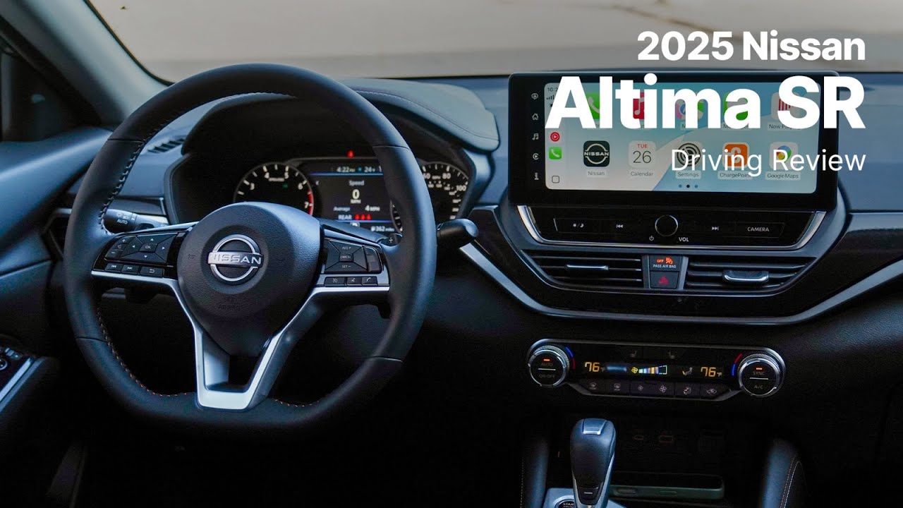 2025 Nissan Altima SR | Driving Review | Tactical Green Metallic - YouTube