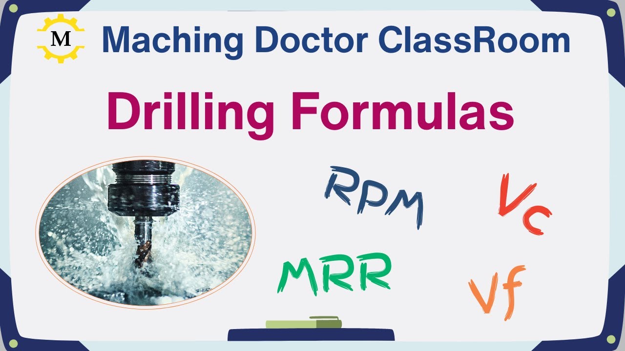 Basic Drilling Formulas - Machining Doctor - YouTube