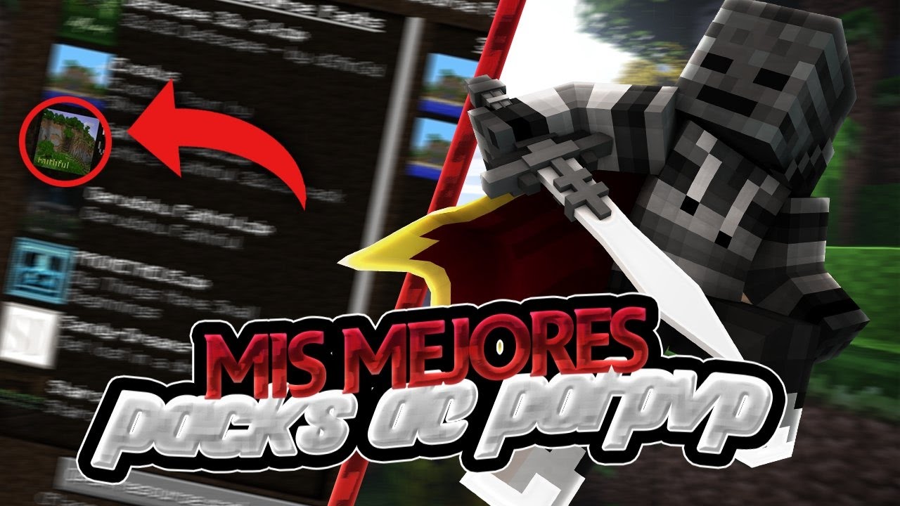 LOS MEJORES PACKS PARA POTPVP | MINECRAFT PVP - YouTube
