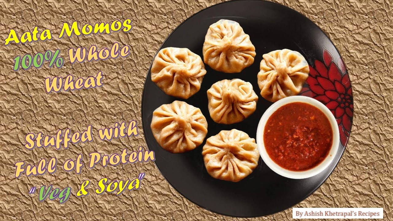 Delicious Healthy Atta Momos | Soyabean & Veg Momos |Without Maida ...