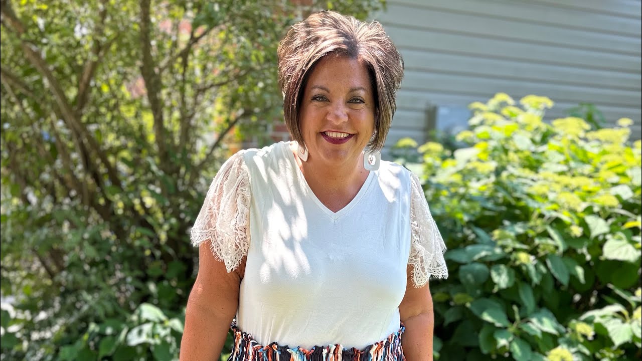 Hello Destiny lace sleeve top - YouTube