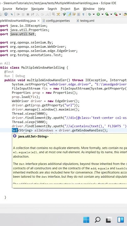 Multiple Window Handling Selenium Automationtesting Selenium Seleniumtekautomation Youtube