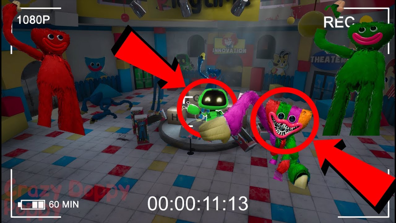 Hidden CAMERA Detected SECRET Huggy Wuggy ROOM! [Poppy Playtime] - YouTube