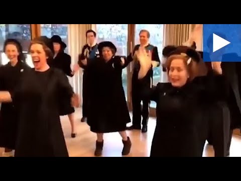 Olivia Colman and Cast Of The Crown Dance Along to Lizzo