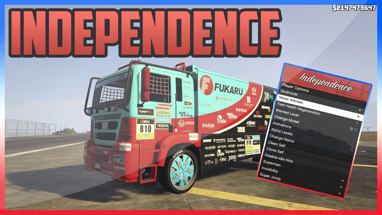 GTA 5 Online: "INDEPENDENCE MOD MENU + DOWNLOAD! - PS3 Mod Menu ...