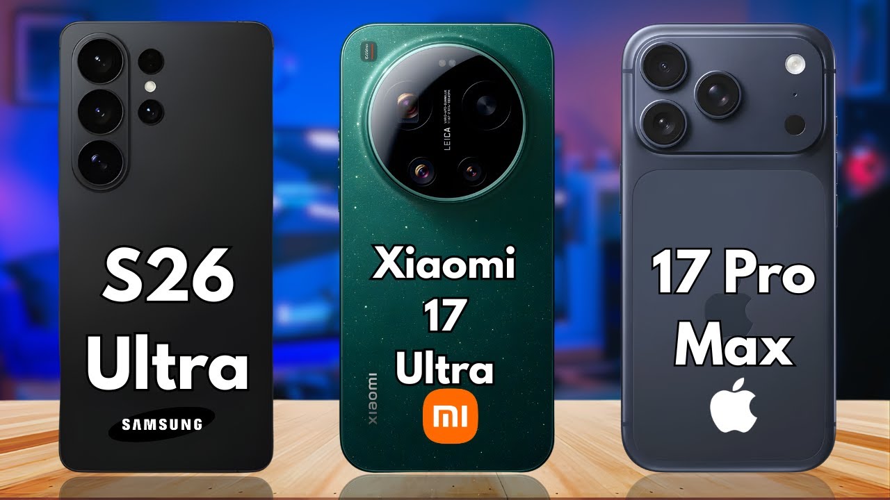 iPhone 17 Pro Max vs Samsung Galaxy S26 Ultra vs Xiaomi 17 Ultra : THE ...