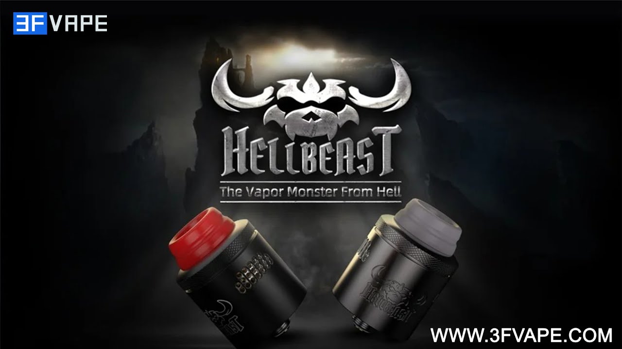 Hellvape Hellbeast RDA Rebuildable Dripping Vape Atomizer - YouTube