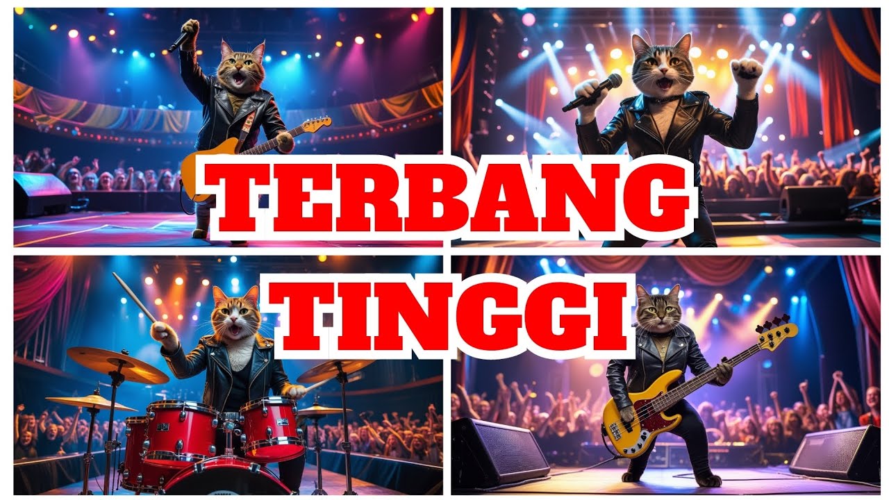 TERBANG TINGGI || kucing rocker || - YouTube