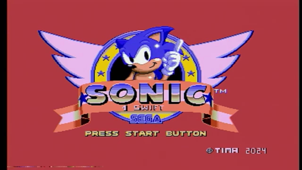Sonic 1 Swift (Sega Genesis Hack) Gameplay (Real Hardware) - YouTube