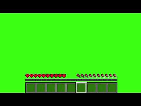 FREE minecraft overlay green screen effect - YouTube