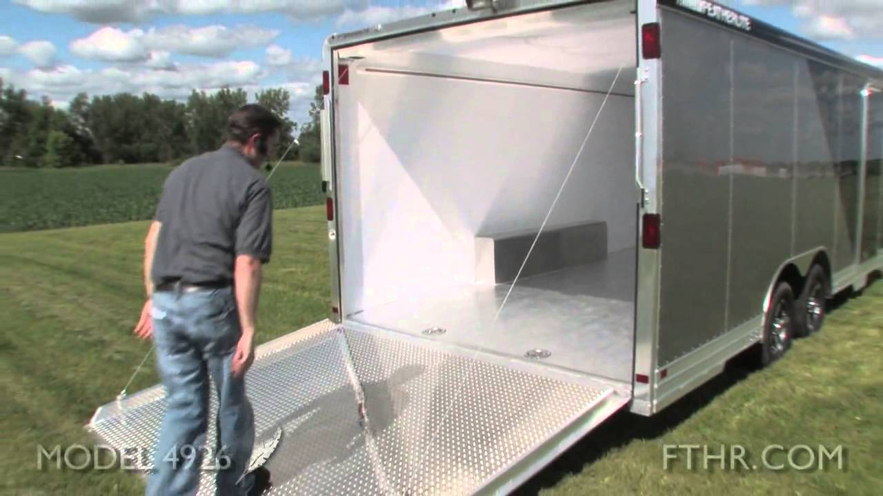 Featherlite 4926 Car Trailer Tour - YouTube