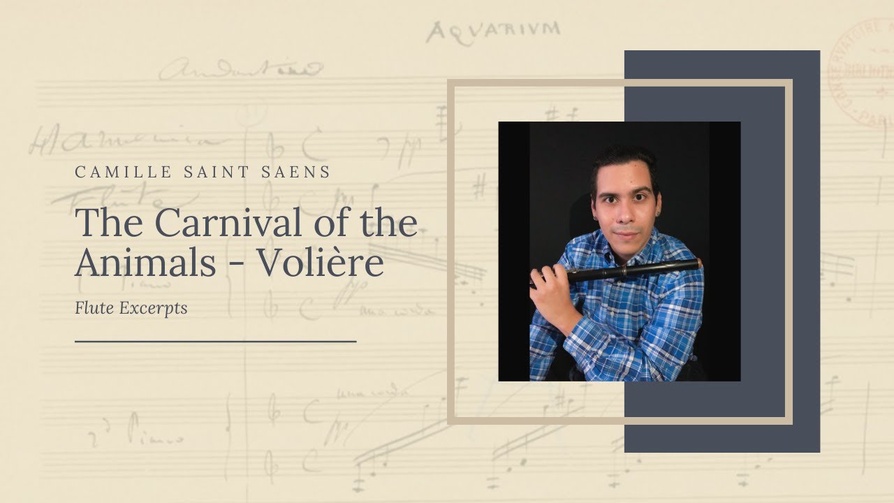 Camille Saint Saens-The Carnival of the Animals (Volière)-Flute ...