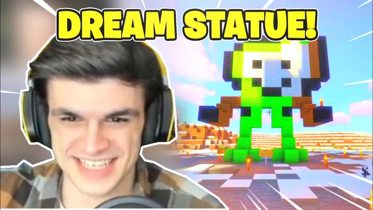 Foolish BUILT A Dream Statue in DREAM SMP! - YouTube