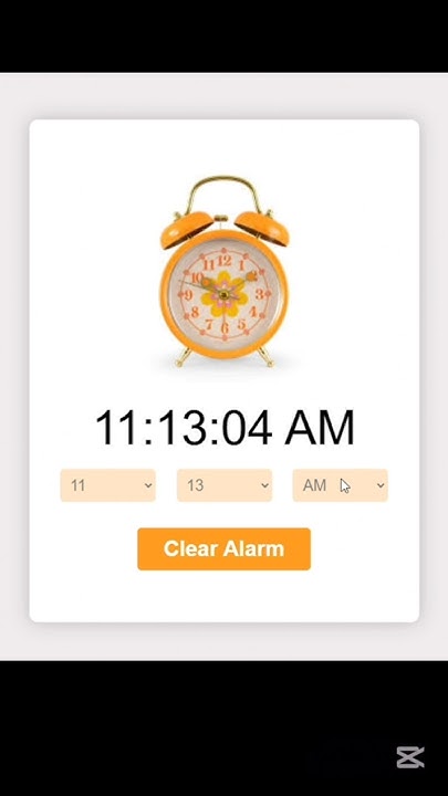 Custom Alarm Clock Using HTML, CSS & JavaScript ⏰ #shorts #youtubeshorts - YouTube