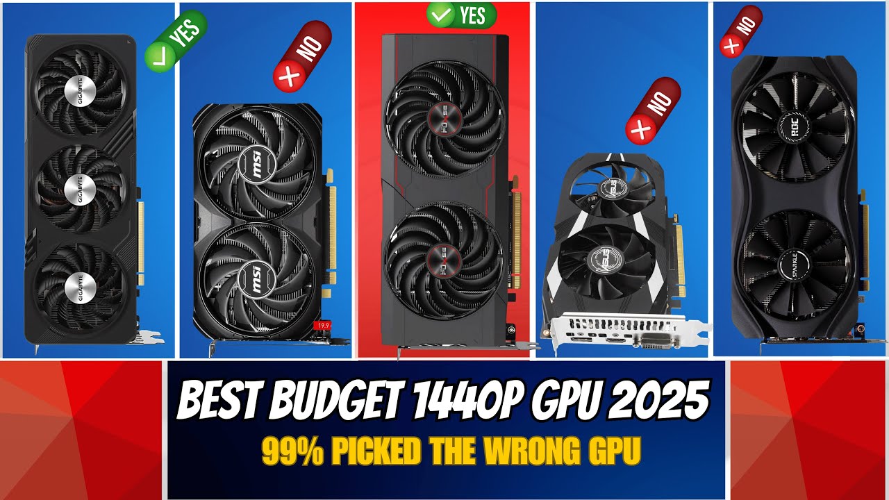 TOP 5 Best Budget 1440p GPUs in 2025 – Under $300 Performance Kings ...