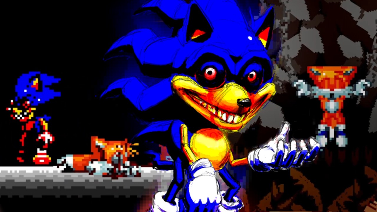 SONIC SAVES ROBLOXIA is back in 2D!!! - SONIC.EXE l All Father Sprite ...