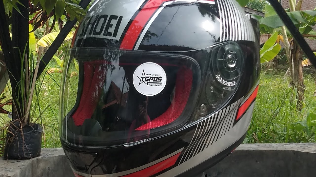 Custom Helmet SHOEI Kotaro Minami Kamen Rider Black Ksatria baja hitam ...