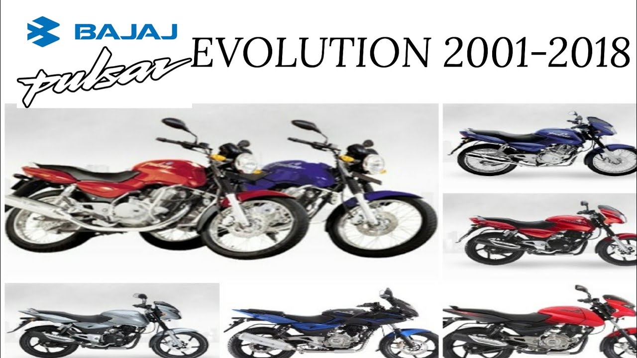 BAJAJ PULSAR EVOLUTION|2001-2018|K AUTO TECH - YouTube