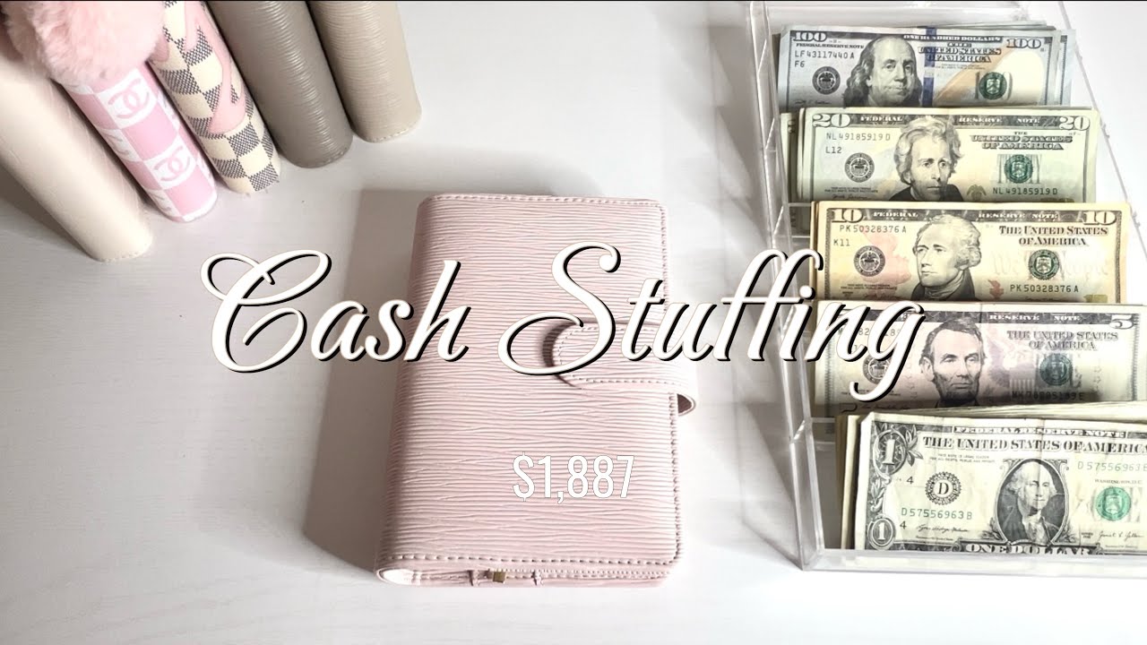 Cash Stuffing February Paycheck #1 | $1,887 - YouTube