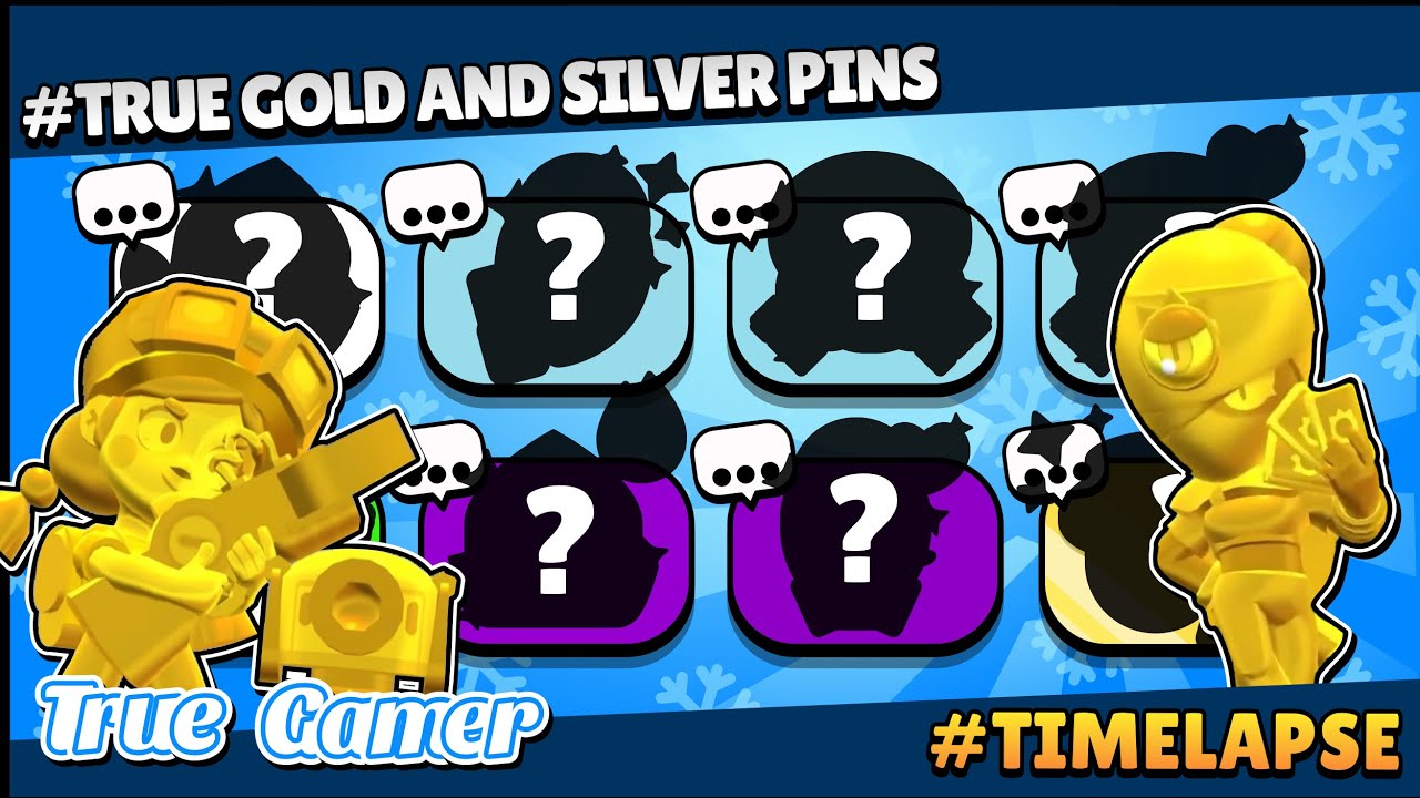 Making True Silver And Gold Pins (Brawlidays) - Timelapse - YouTube
