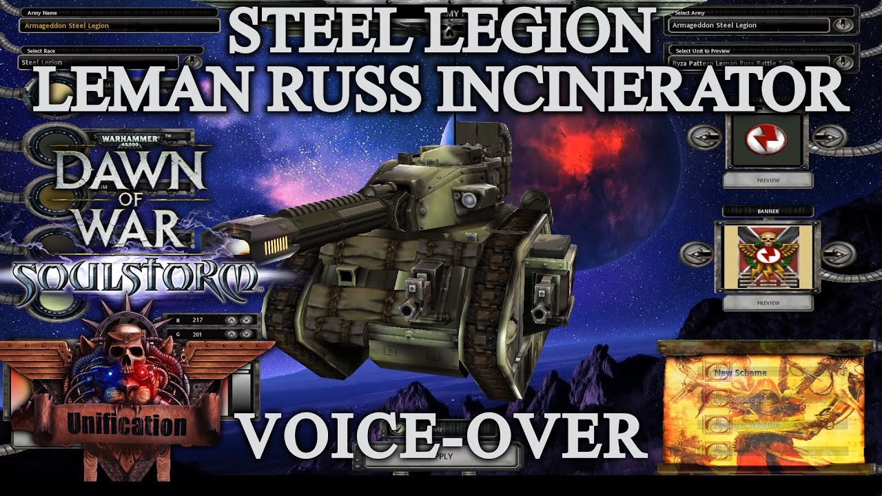 Voice-Over: Dawn of War - Unification # Steel Legion - Ryza Pattern ...