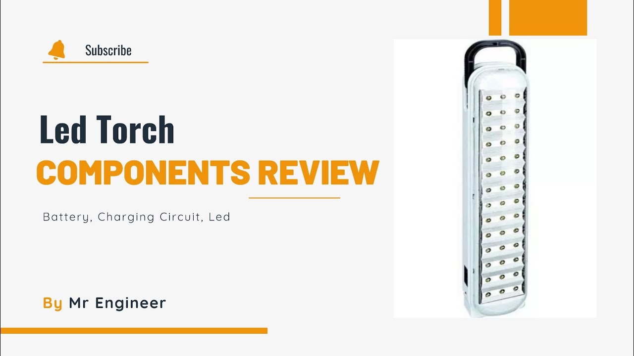 Emergency Long LED light| Components Details| What is inside in the ...