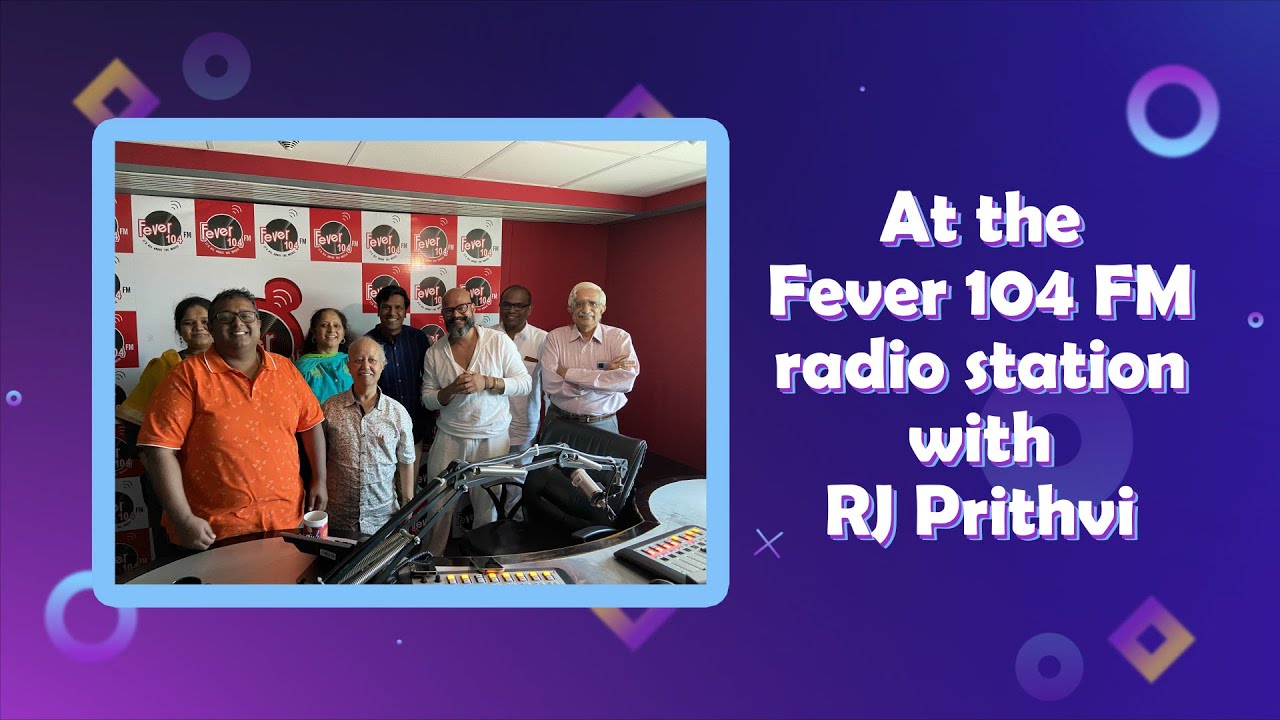 At Fever FM 104 with RJ Prithvi #rjprithvi #feverfm #frommugtomike ...