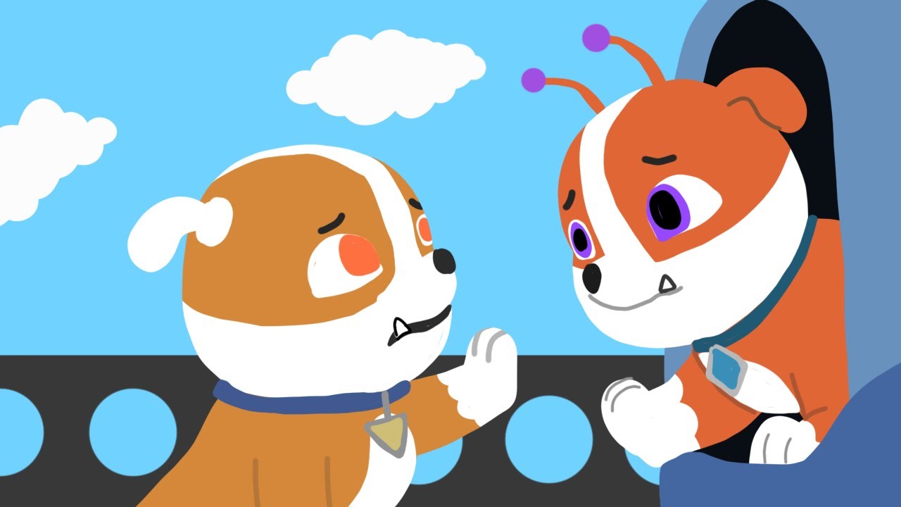 Paw Patrol Double Rubble Drawing Nick Doodles - YouTube