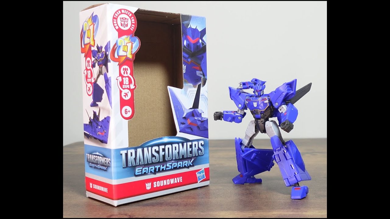 Transformers EarthSpark Deluxe Class Soundwave Unboxing & Reviews - YouTube