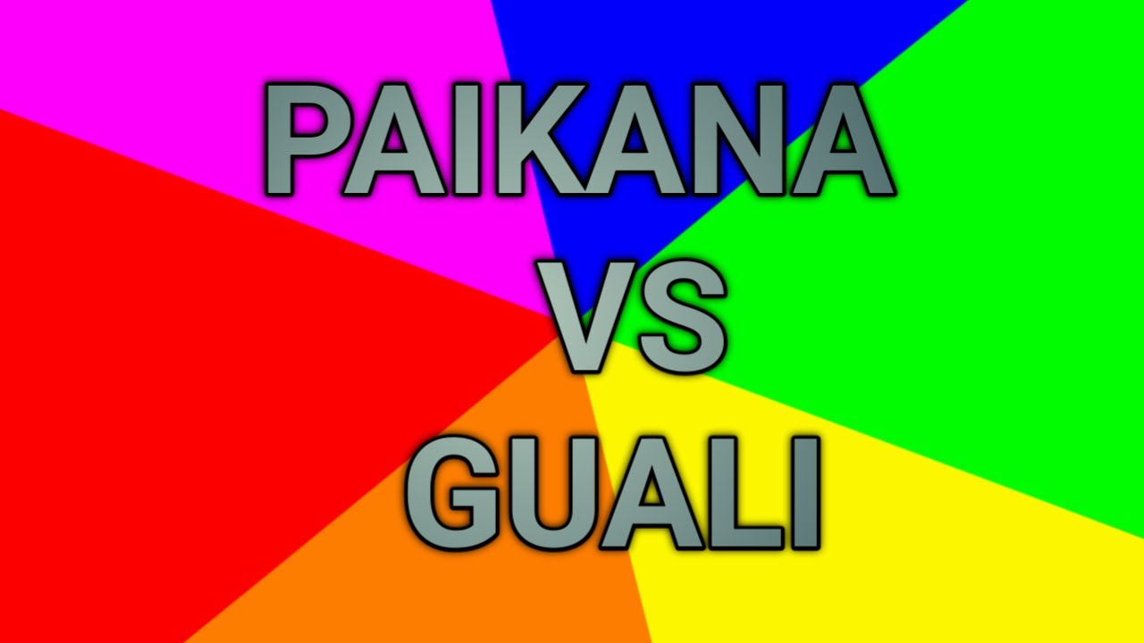 PAIKANA VS GUALI - YouTube