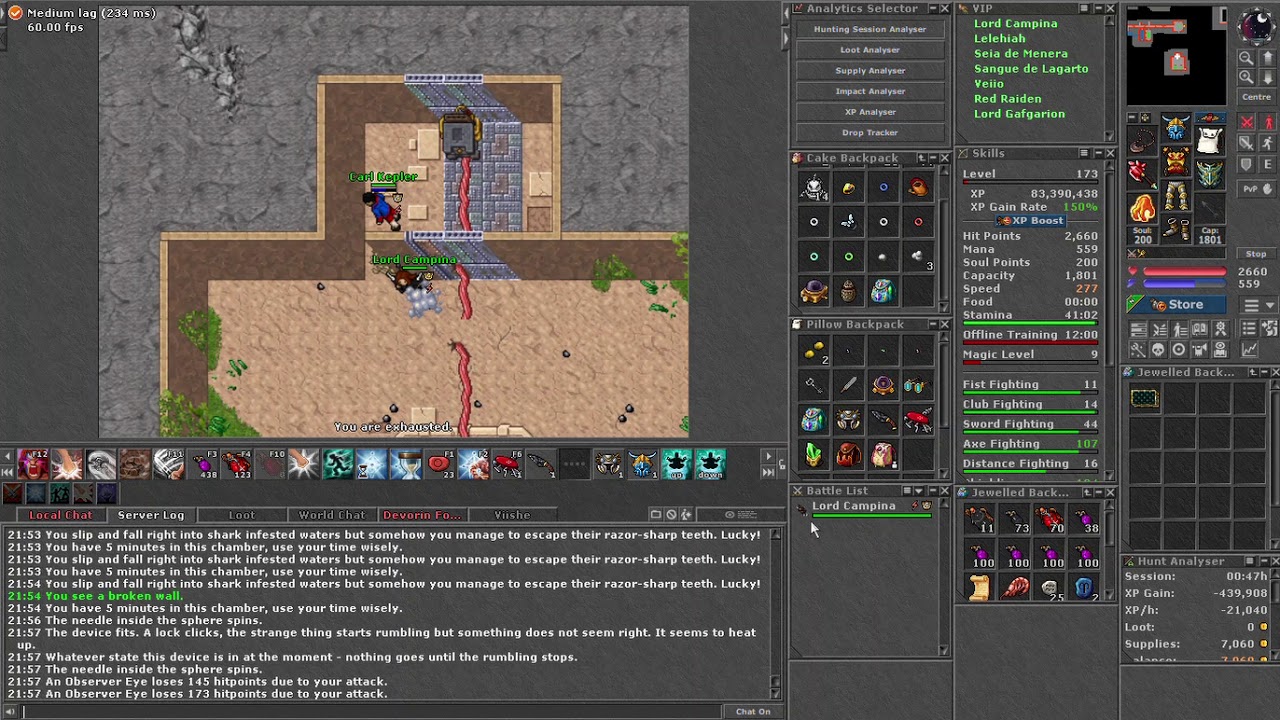 Mysterious Ornate Chest Quest - An Observer Eye - Tibia - YouTube