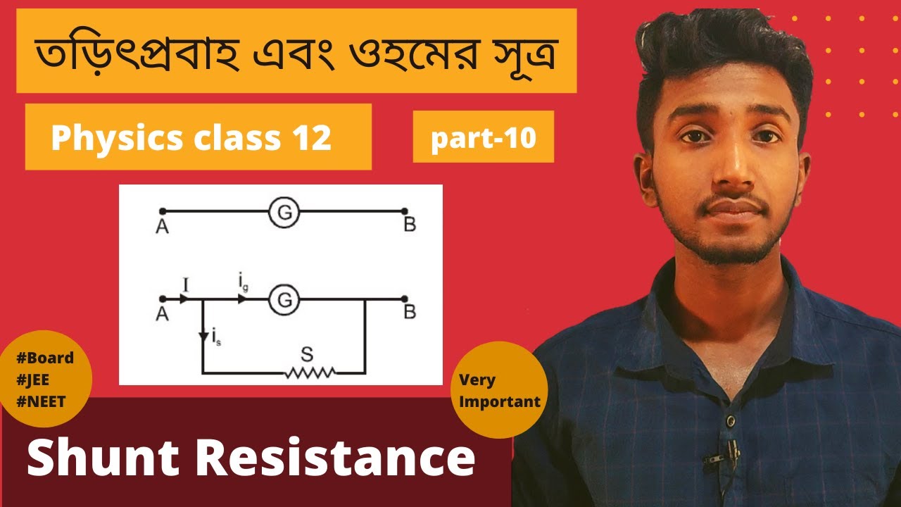 Shunt Resistance Class 12 in Bengali | সান্ট রোধ | what is shunt ...