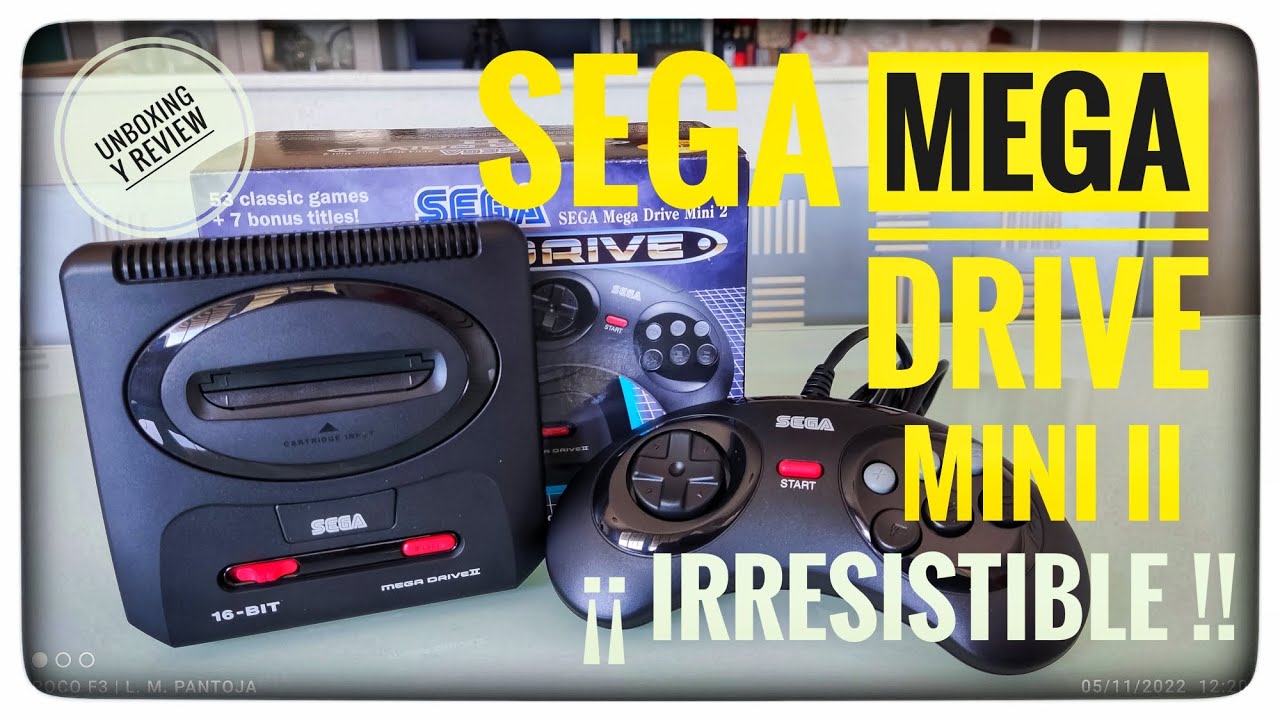 SEGA Mega Drive Mini 2 "IRRESISTIBLE", Unboxing y Review - YouTube