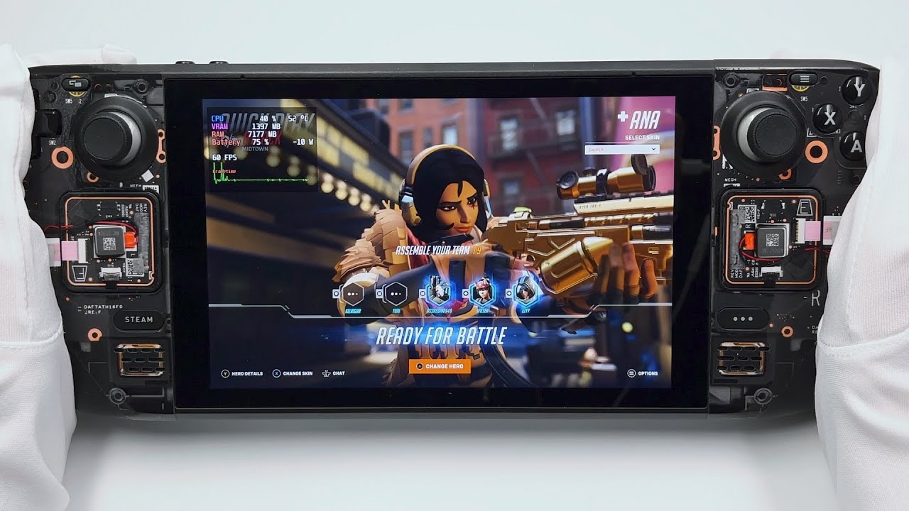 Steam Deck Gameplay - Overwatch 2 | 1080p 120Hz - Windows 10 - YouTube