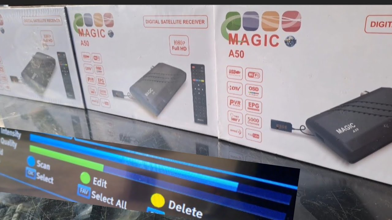 Magic HD A50 Satellite Reciver | LowPrice Set Box FTA Complete ...