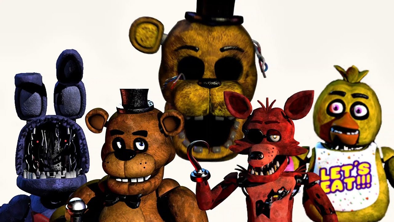 Explaining The 5 Original FNAF Animatronics - YouTube