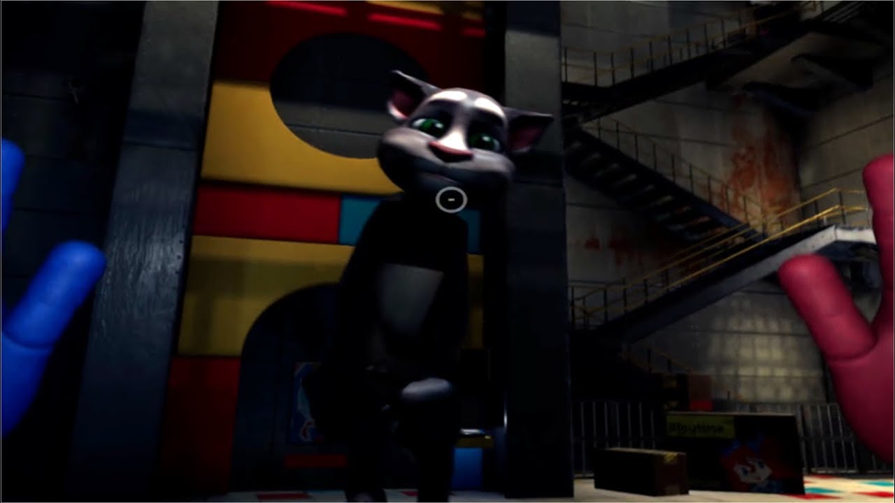 Talking Tom over Huggy Wuggy - Jumpscare & Death |Poopy Playtime Mod ...