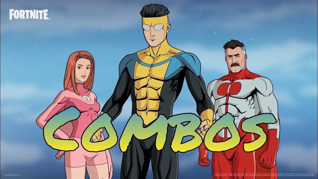 Invincible Fortnite Colab Skin Combos - YouTube