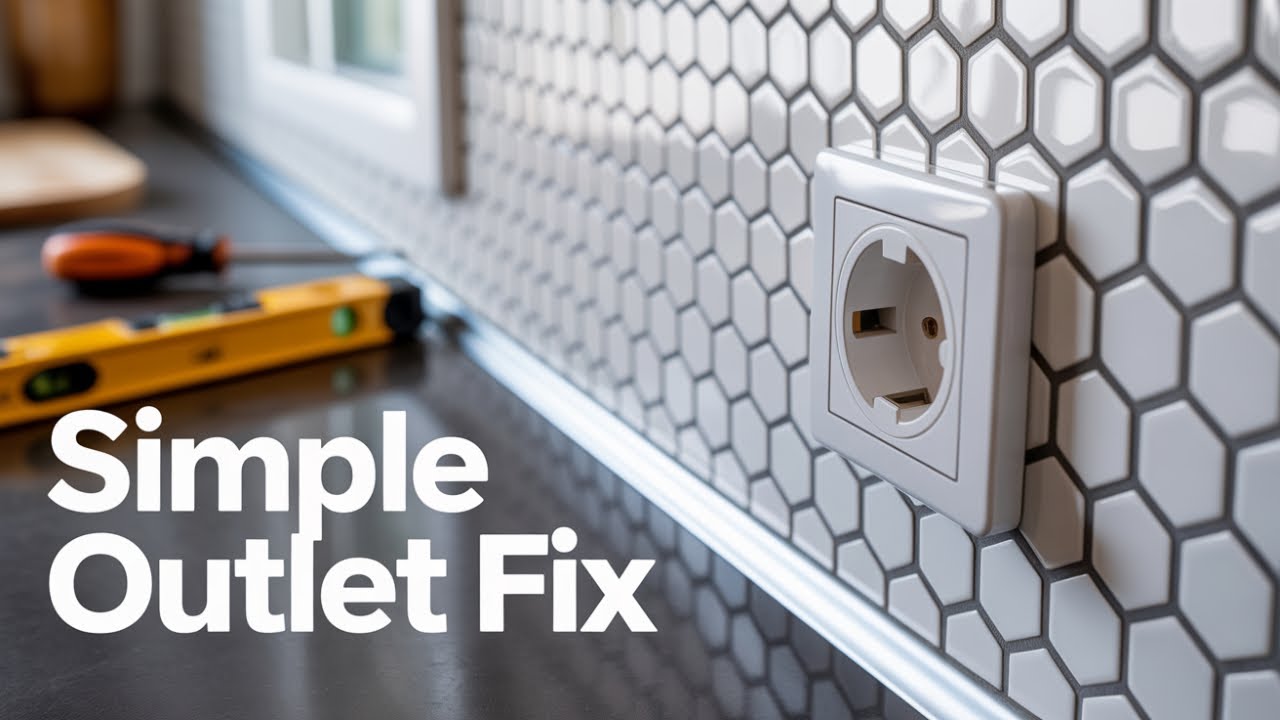 Wall Outlet Adjustment made Easy (Fix Sunken or Crooked Outlets and ...