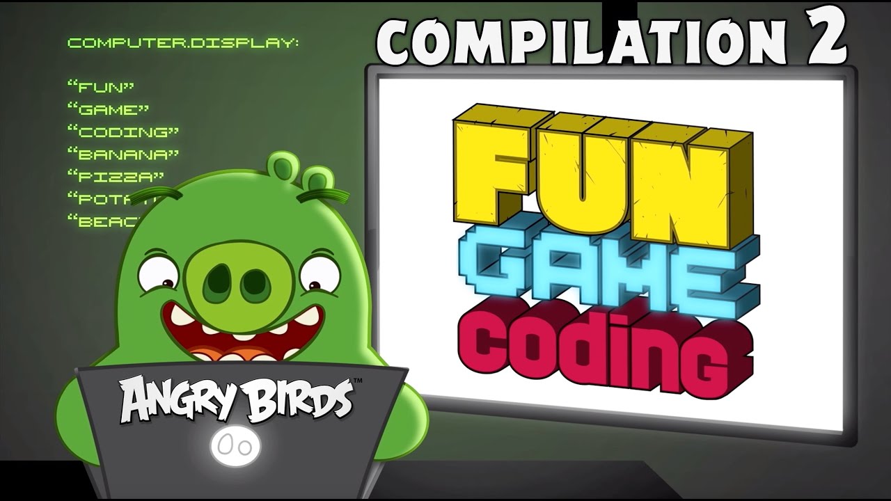 Angry Birds Fun Game Coding | Compilation 2 - YouTube