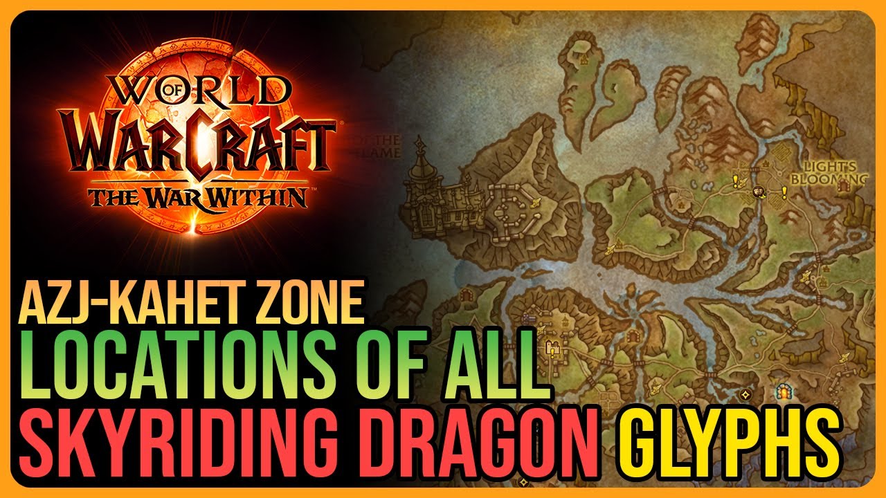 All Azj-Kahet Skyriding Glyphs WoW - YouTube