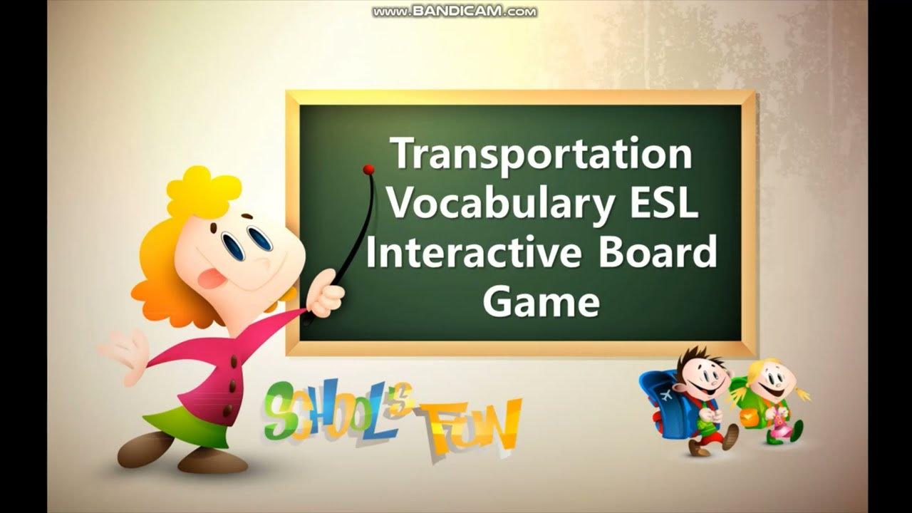 Transportation Vocabulary ESL Interactive Board Game #esl #games # ...