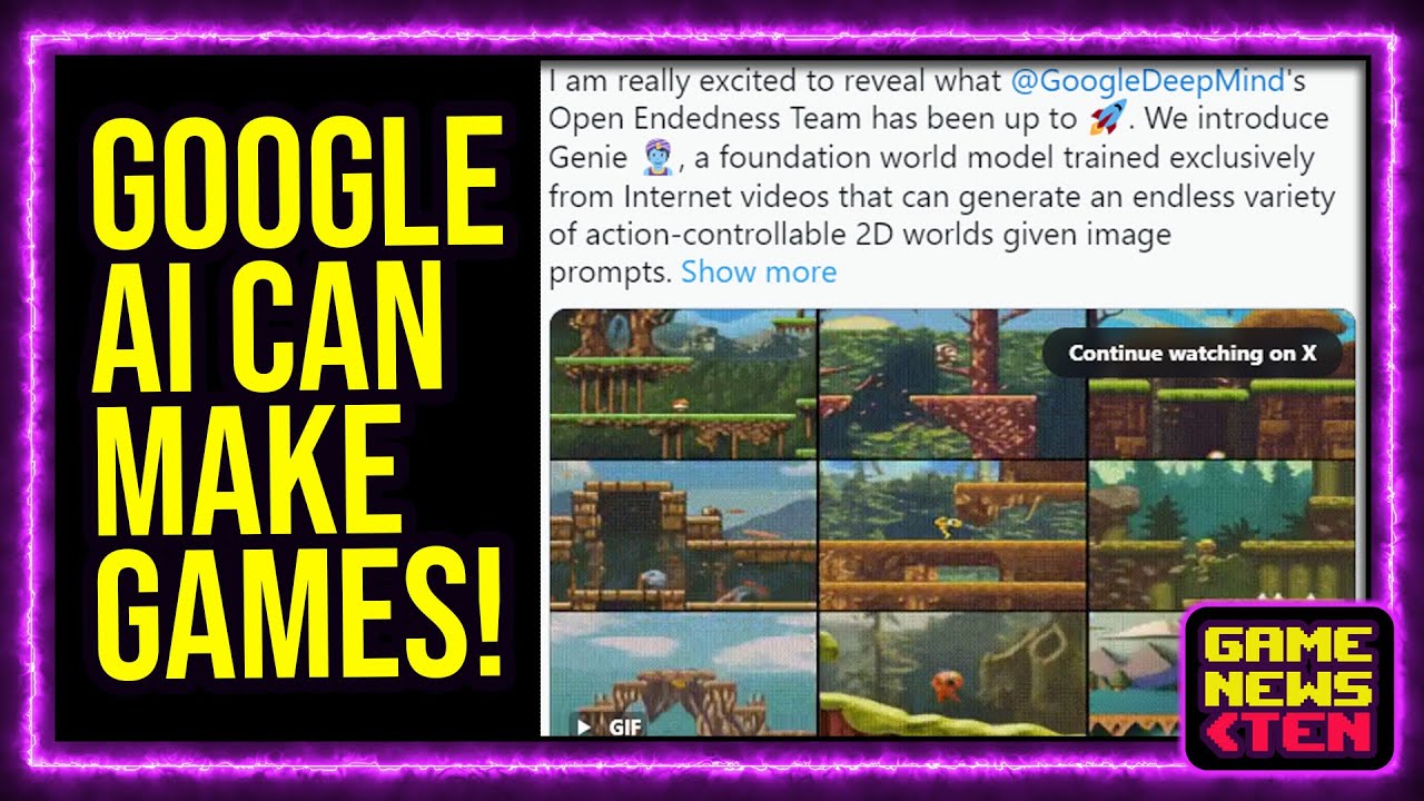 Google AI Can Make Video Games Now... - YouTube