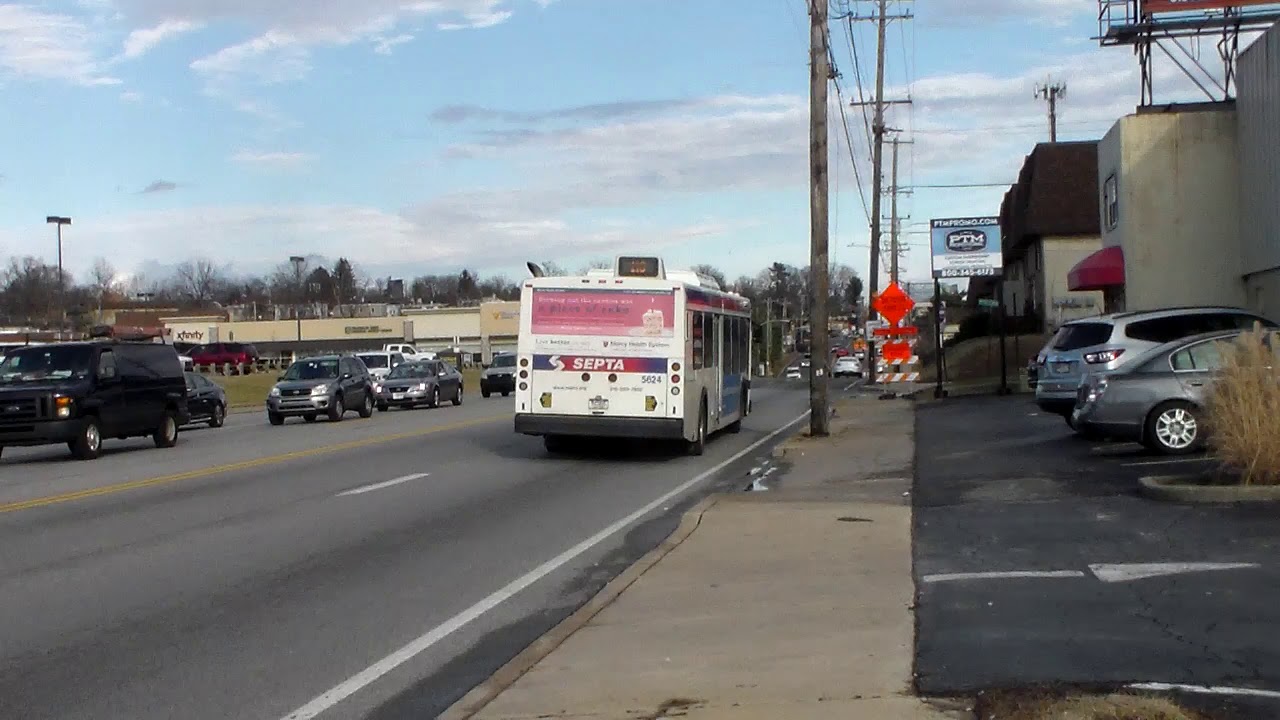 SEPTA BUS: NEW FLYER D40LF 5624 ON ROUTE: 110 PT3 - YouTube