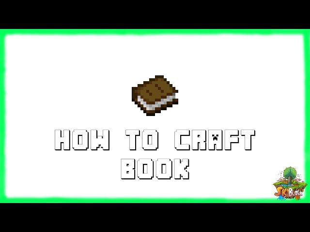 How To Craft Book Minecraft