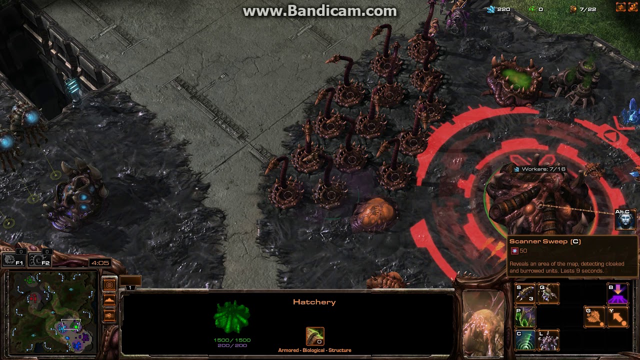 (Starcraft 2 custom mods) - Infinite range - "The spine that stretch ...