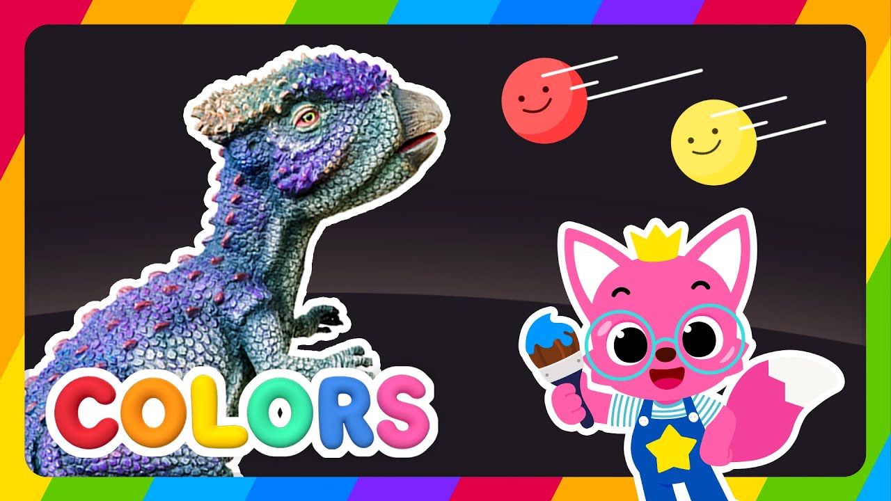 [New ] Surprise Bouncy Ball with Homalocephale | Dinosaurs colors for ...
