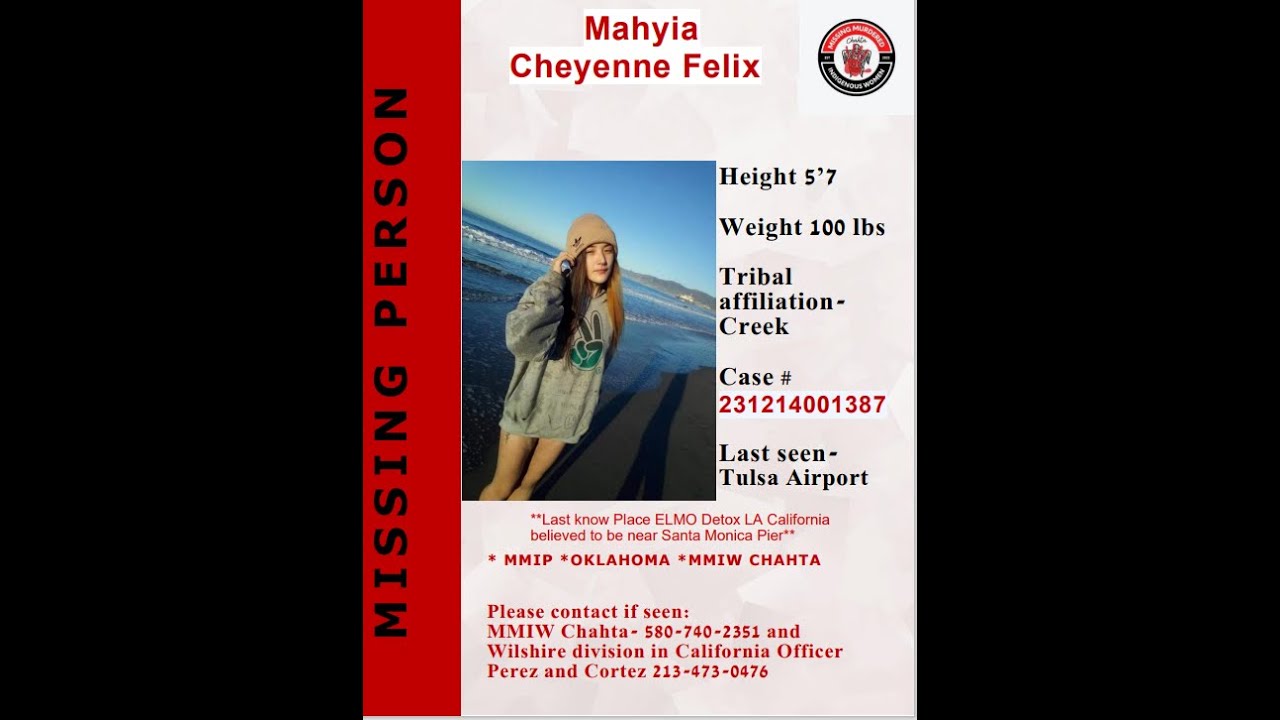 Mayhia Cheyenne Felix MMIW-Chahta Update - YouTube