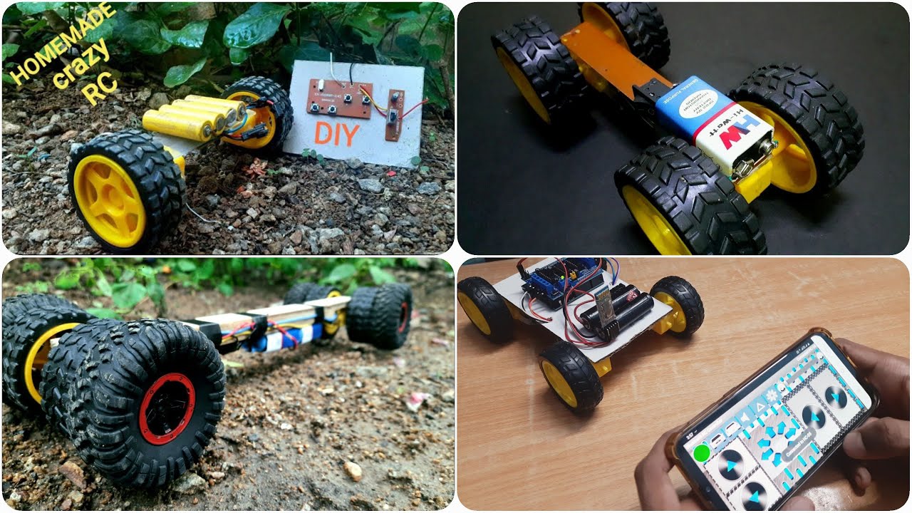 Top 4 amazing RC car ideas with Bo Motors... - YouTube